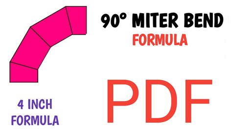 Miter Bend Formula Pdf FITTER KI PURI JANKARI