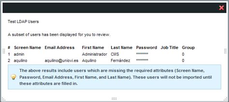 Autenticación LDAP en Liferay Estigmatizados