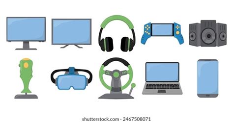 Multimedia Element Illustration Collection Set Stock Vector Royalty Free 2467508071 Shutterstock