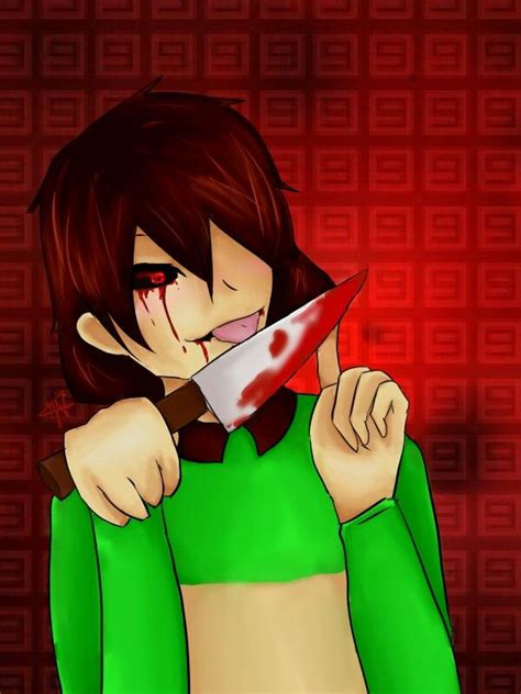 Creepy Fanart Of Chara From Undertale