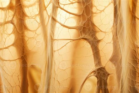 Bone Tissue Human Skeleton Under Microscope Cells Structure Medical Science Biology Background