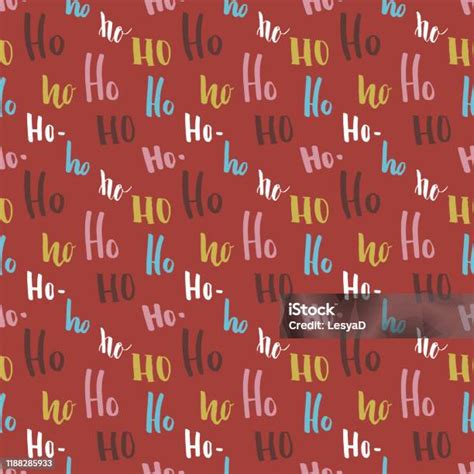 새해와 크리스마스 원활한 패턴 호호 손으로 그린 편지 벡터 일러스트 레이션 배경 0명에 대한 스톡 벡터 아트 및 기타 이미지 0명 12월 겨울 Istock