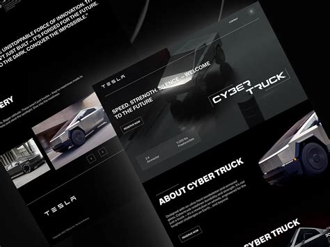 Tesla Cybertruck Ui Designs Themes Templates And Downloadable Graphic Elements On Dribbble