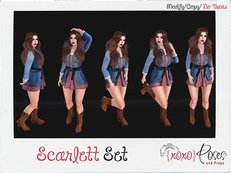 Second Life Marketplace Xoxo Scarlett Set