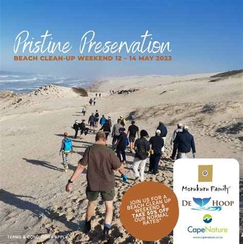 Pristine Preservation Beach Clean Up De Hoop Collection