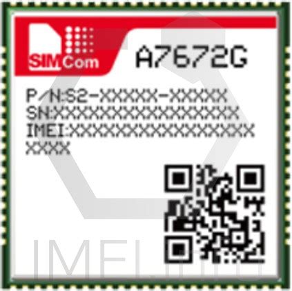 SIMCOM A G Specification IMEI Info