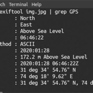 Image EXIF Metadata Location Info Download Scientific Diagram