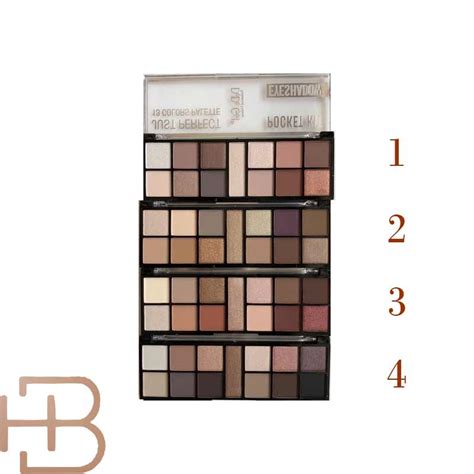 پالت سایه چشم 13 رنگ 13 Colors هیوا