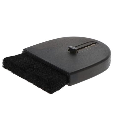 Black Plastic Record Cleaner Brush For Cleaning Anti Static Durable