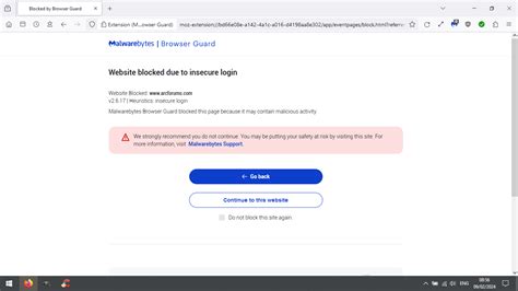 Malwarebytes Warning For Site Forum FAQ ARC Discussion Forums