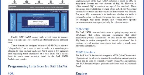 Free Sap Hana Book