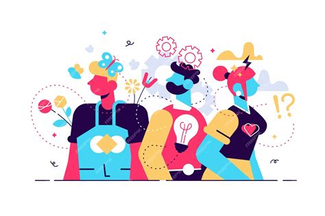 Premium Vector Behavior Illustration Flat Tiny Feelings Expression Persons Concept Various