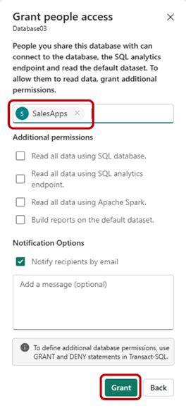 Manage access in SQL database in Microsoft Fabric with SQL native authorization controls ...