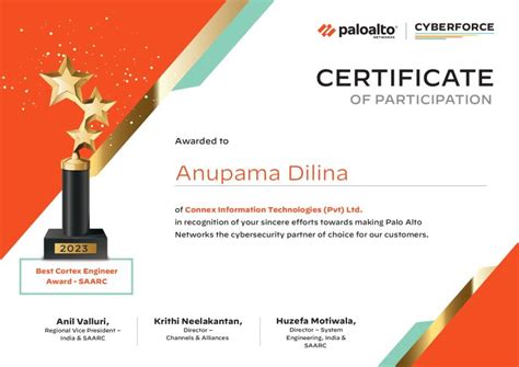 Anupama Dilina On Linkedin Paloaltonetworks Cortex Cyberforce