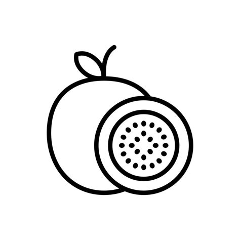 Passion Fruit Vector Icon 7129659 Vector Art At Vecteezy