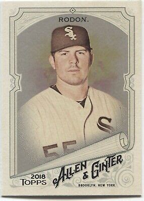 Carlos Rodon 2018 Allen And Ginter Silver Glossy Hot Box Chicago White
