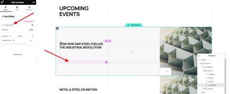How To Edit The Events Loop Template Fabrik Elementor Theme Vamtam