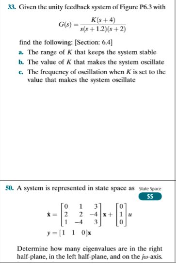 Solved Given The Unity Feedback System Of Figure P Chegg