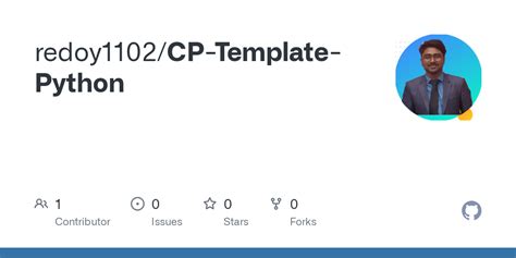 GitHub Redoy CP Template Python