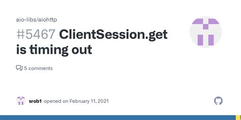 Clientsessionget Is Timing Out · Issue 5467 · Aio Libsaio · Github