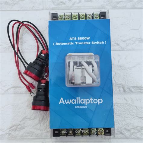 Jual Ats Automatic Transfer Switch Switching Genset Solar Cell Plts Pln 40a Shopee Indonesia