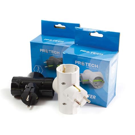 WAY ADAPTER A V WHITE PROTECH