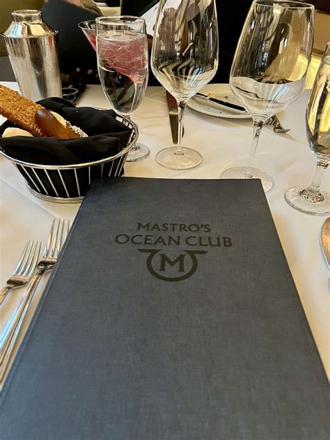 Mastros Ocean Club Menu Full Menu Update 2026