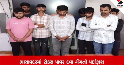 Rajkot Sex Power Drug Gang Busted In Bhayavadar 9 Accused Arrested