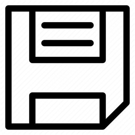 save data disk floppy memory icon download on iconfinder