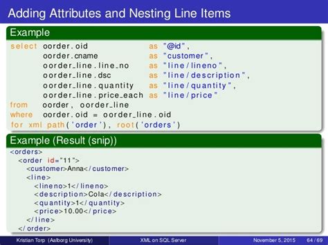 Xml On Sql Server