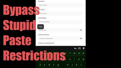how to paste text to any field on your phone bypass paste restrictions