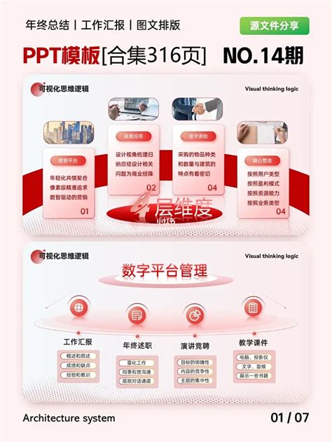 年终总结ppt模板领导最 ️喜欢的排版 花瓣网