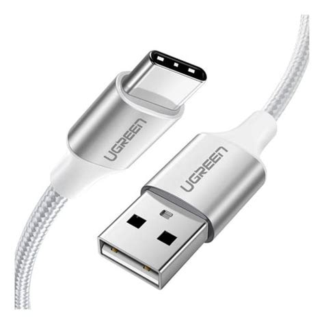 Cabo De Dados Ugreen US Usb TipoC P Usb M Branco Haylou Brasil