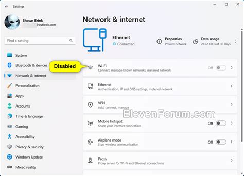 Enable Or Disable Wi Fi In Windows 11 Windows 11 Forum