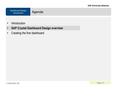 Ppt Sap Crystal Dashboard Design Introduction Powerpoint Presentation Id 6606881