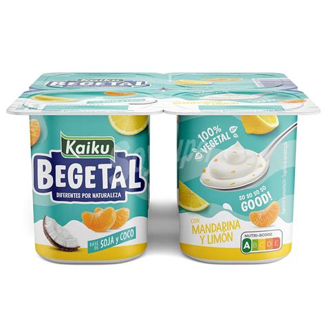Kaiku Preparado De Soja Y Coco Con Mandarina Y Limón Kaiku Begetal Sin
