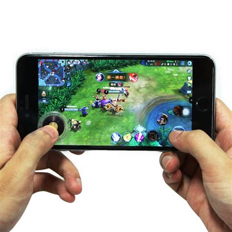 1pc Black Game Sucker Joystick Mini Touch Screen S Grandado