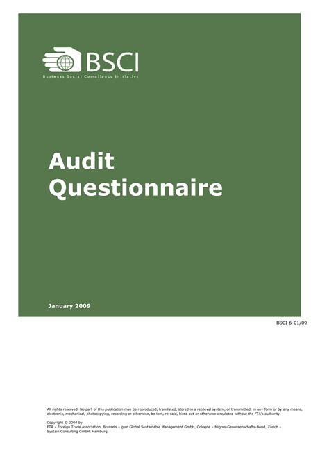 Bsci New Questionnaire Form ≡ Fill Out Printable Pdf Forms Online