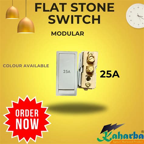 Flat Stone Switch 25a 1m At Best Price In Bardhaman Id 2855305571062