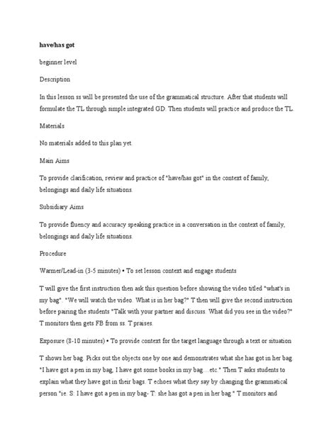 Have Has Got Wps Office Pdf Pronoun Subject Grammar