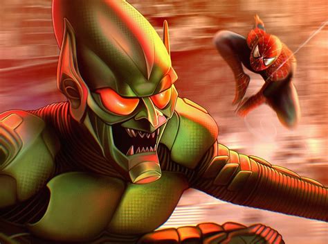 Artstation Spider Man And Green Goblin Sam Raimi