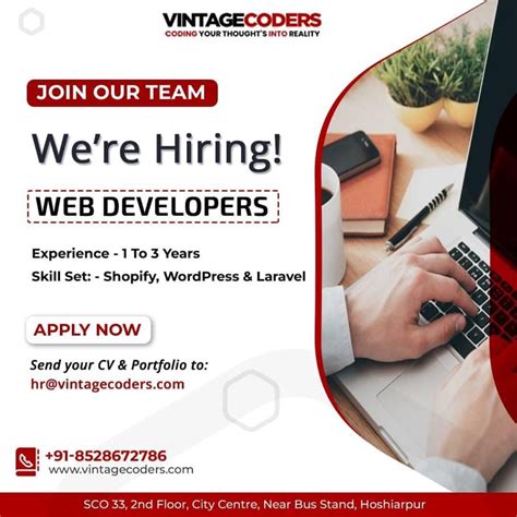 vintage coders on linkedin we re hiring web developers having