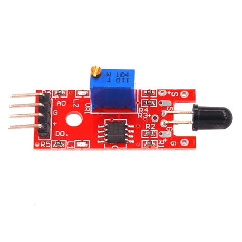 4pin Ky 026 Ir Flame Sensor Fire Detection Module Detects Infrared