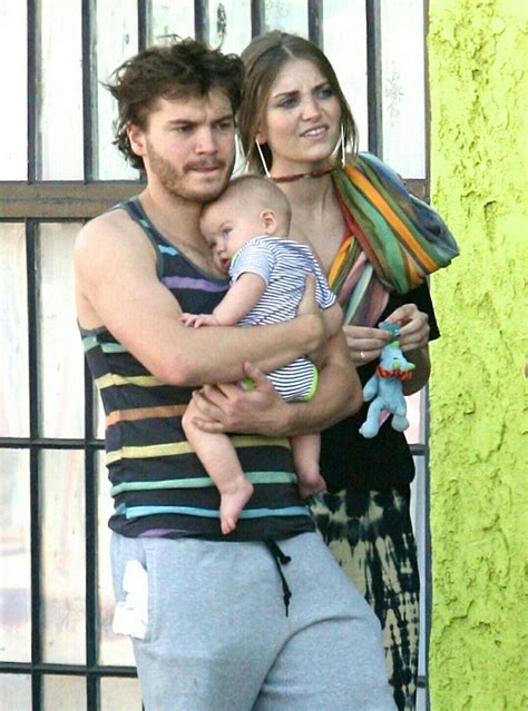 Emile Hirsch With Son Valor Chloë Grace Moretz Chloe Grace