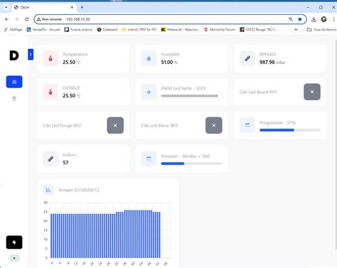 Test Librairie Dash Avec Esp32 Devkitv1