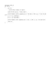 Swap Number Without Using 3rd Variable C Include Stdio H Int Main Int X Y Printf Enter
