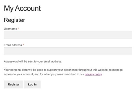 Php How To Show The Login And Register Form On Two Different Pages With Woocommerce Using