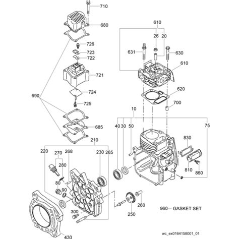Crankcase Assembly Fits Wm90 Engine For Wacker Neuson Bs60 4 Trench