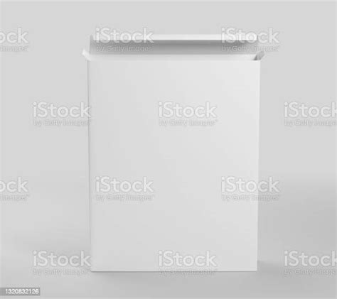 빈 흰색 소프트웨어 상자 모형 중간 크기의 골판지 패키지 상자 라이트 그레이 배경에 격리 된 3d 렌더링 형판에 대한 스톡 사진 및 기타 이미지 Istock