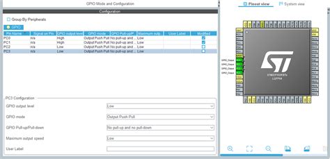 Cubemx Mxgpioinit Set Gpio Output Level At Run